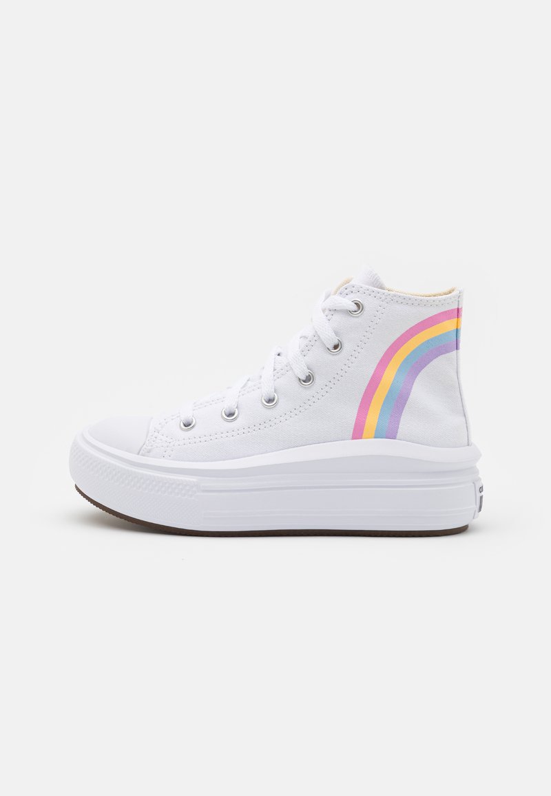 Converse CHUCK TAYLOR ALL STAR RAINBOW CLOUD - Sneakersy wysokie/biały ...