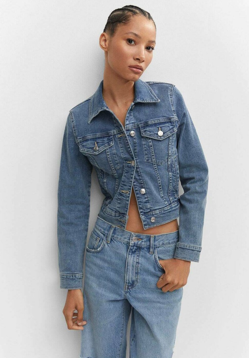 Mango VICKY - Denim jacket - medium blue/blue - Zalando.ie
