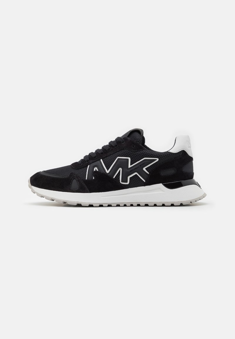 Michael Kors MILES TRAINER - Zapatillas - black/optic white/negro ...
