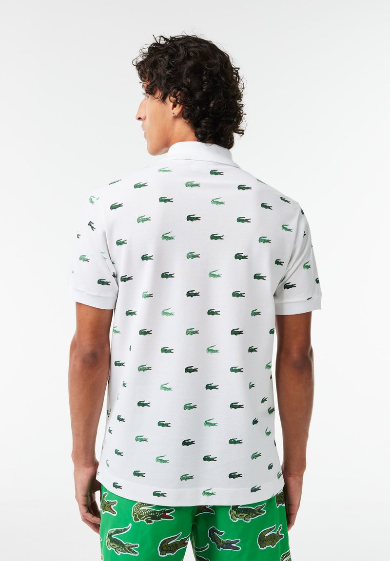 Lacoste Print T-shirt - blanc/white - Zalando.ie