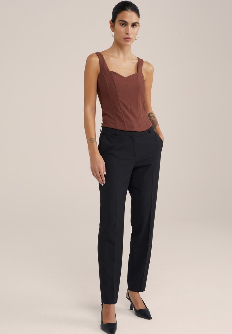 WE Fashion WE STUDIO - Top - brown/bruin - Zalando.nl