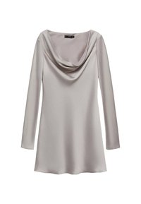 Mango Robe de soirée - silver-coloured/argenté - ZALANDO.FR
