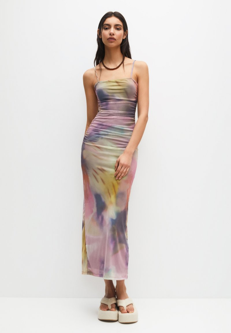 PULL&BEAR Robe longue - multi coloured/multicolore - ZALANDO.BE