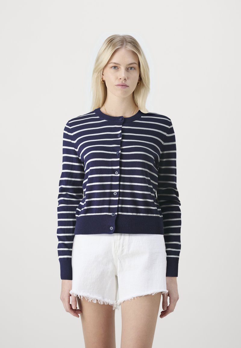 GAP CASHSOFT CARDI - Cardigan - navy/white/dark blue - Zalando.ie