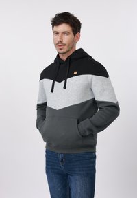 Pier One Sweatshirt - black/grey melange/mid grey/schwarz - Zalando.at