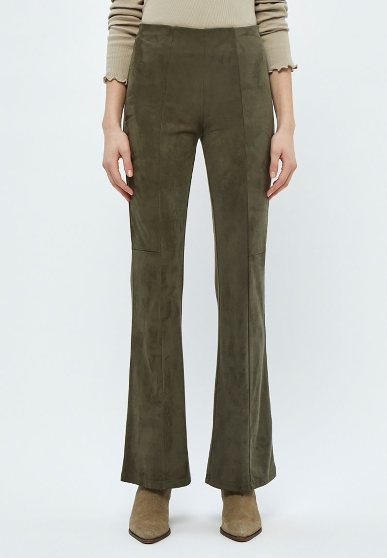 Desires JALENA - Trousers - beluga green/dark green - Zalando