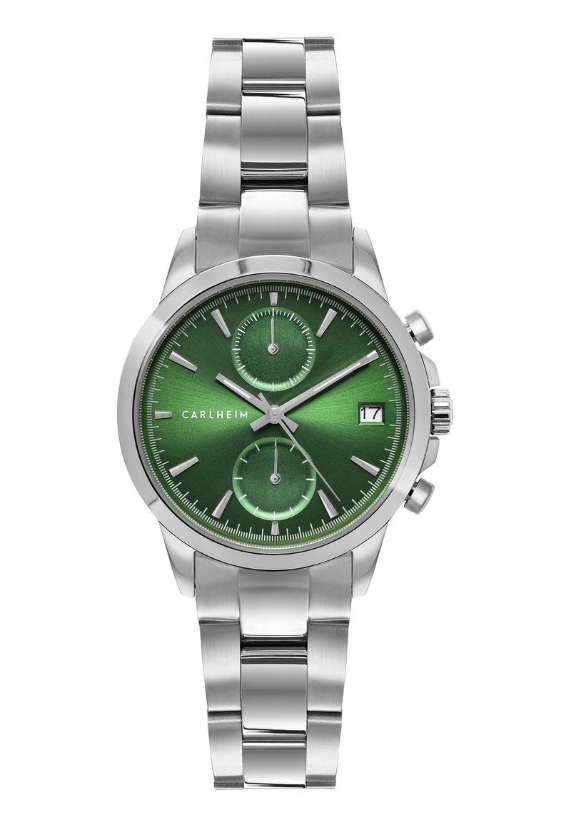 Carlheim Ceas - silver/green/argintiu - Zalando.ro