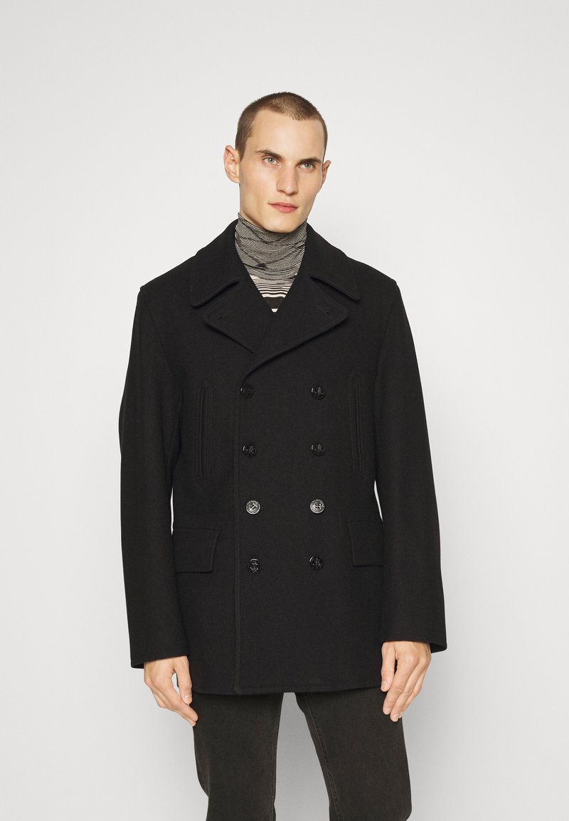 Gloverall CHURCHILL REEFER - Kratek plašč - black/črna - Zalando.si