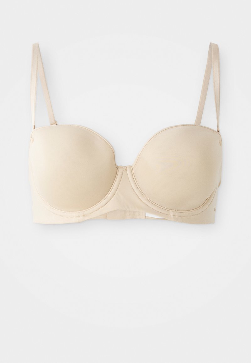 BOSS STRAPLESS BRA - trägerloser/variabler BH - light beige/beige - Zalando