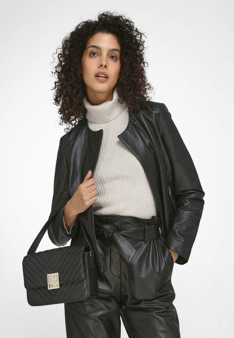 St. Emile Lederjacke - schwarz - Zalando.at