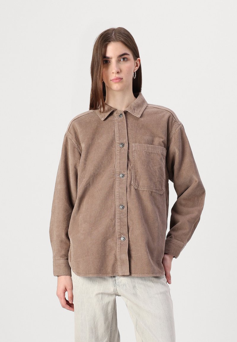 ONLY ONLMARTA SHACKET - Skjorte - mocha meringue/lysebrun - Zalando.no