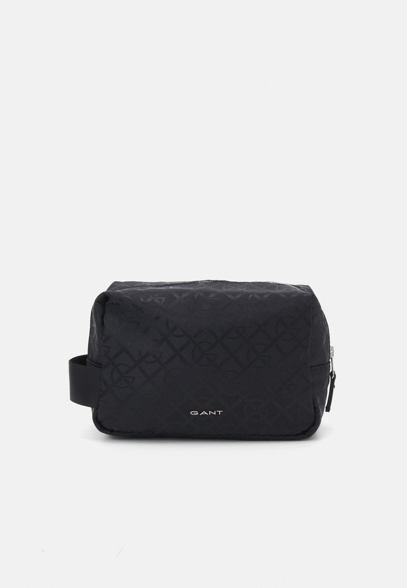 GANT PATTERN WASH BAG UNISEX - Kosmetiktasche - ebony black/schwarz ...