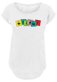 F4NT4STIC BIG BANG THEORY BAZINGA ELEMENTS - T-shirt con stampa - white ...