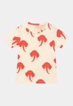 Mini Rodini ELEPHANTS TEE UNISEX - T-Shirt print - offwhite - Zalando.at