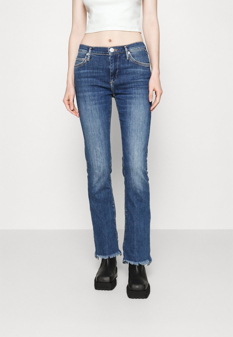 True Religion BOOTCUT - Bootcut jeans - blue denim/blauw denim ...