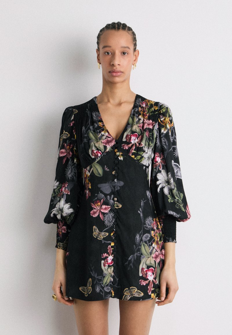 AllSaints AUDEN SANIBEL DRESS - Robe chemise - black/noir - ZALANDO.BE