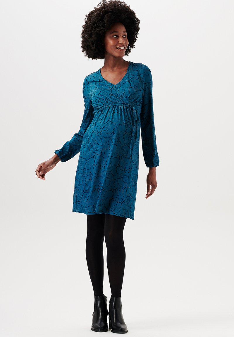 Esprit Maternity Žerzejové šaty - blue coral/modrošedá - Zalando.cz