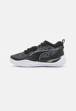 Puma PLAYMAKER PRO LAVA - Ghete baschet - black/quarry/negru - Zalando.ro