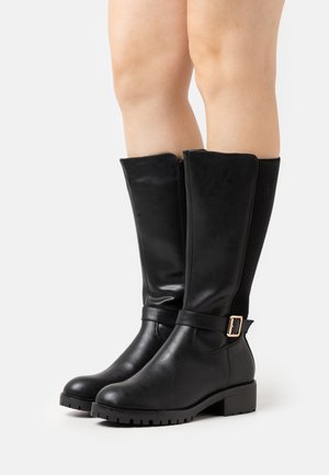 Anna Field Wide Fit Stivali alti - black/nero - Zalando.it