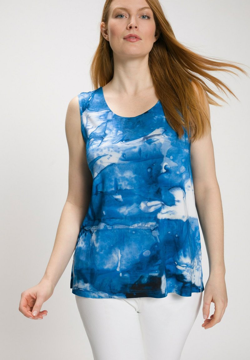 Ulla Popken Top - blue/blau - Zalando.de