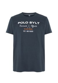 Polo Sylt MIT PIGMENTIM LABEL-LOOK - T-Shirt print - total eclipse ...