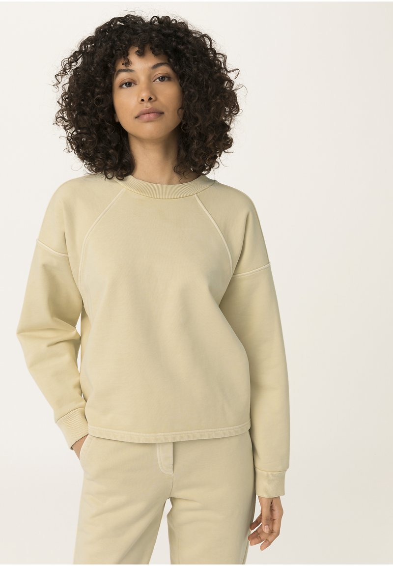 hessnatur MINERALGEF RBT - Sweatshirt - sand/beige - Zalando.de