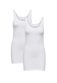 ONLY 2-ER STÜCK PACK - Top - weiß-2/weiß - Zalando.de