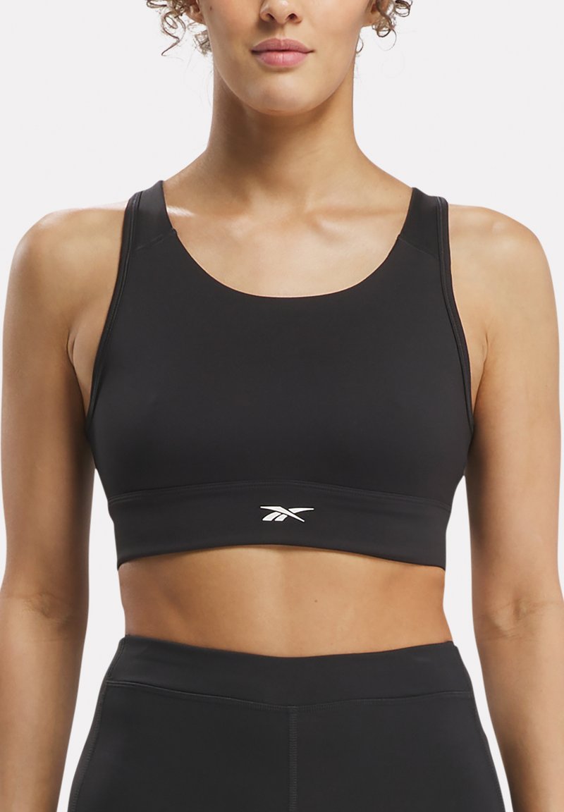 Reebok WORKOUT - TRAIN - Sport-BH mit starker Stützkraft - night black ...