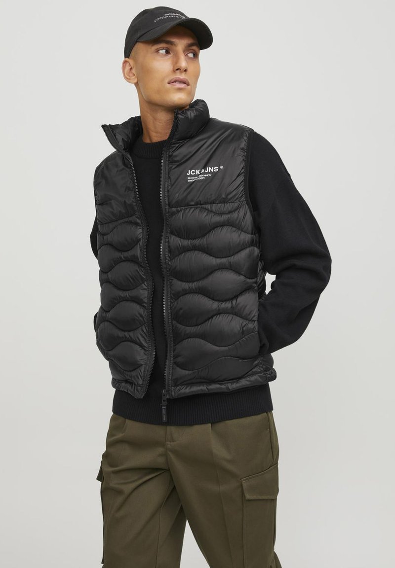 Jack & Jones Weste - black/schwarz - Zalando.de