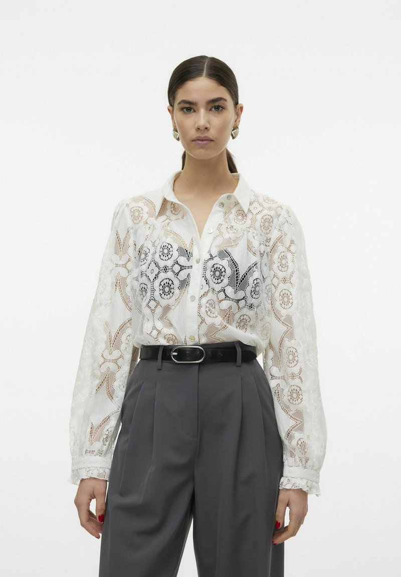 Vero Moda INNA - Camisa - snow white/blanco - Zalando.es