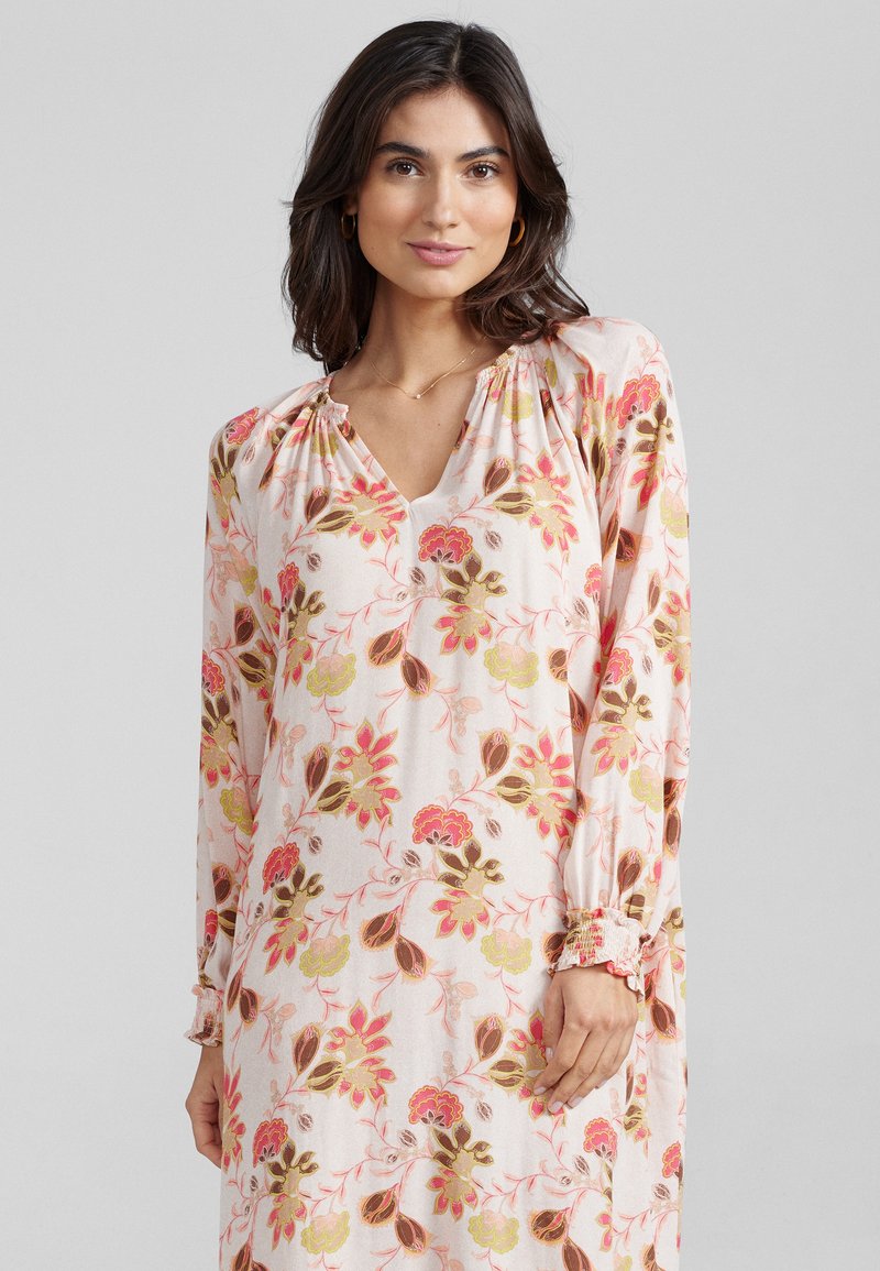 Mos Mosh MATJANA FLEUR DRESS - Kjole - silver pink/lyserosa - Zalando.no