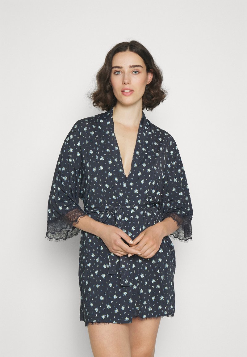Cotton On Body SLINKY ROBE - Peignoir - shay navy ink/bleu marine ...
