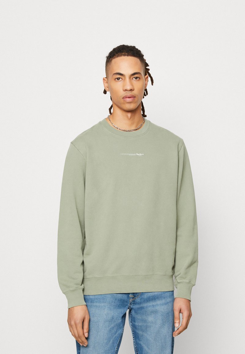 Pepe Jeans DAVID CREW - Sweatshirt - casting/vert foncé - ZALANDO.FR