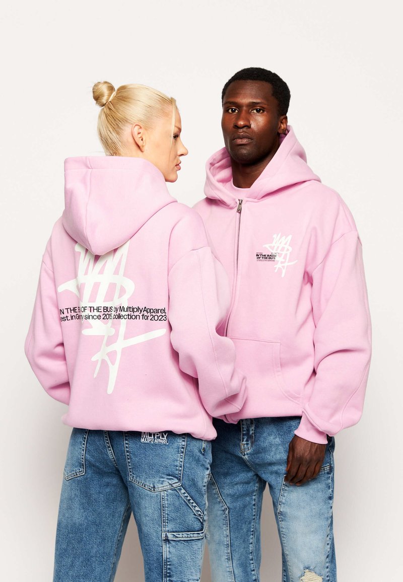 Multiply Apparel Sweat zippé - pink lavender/rose - ZALANDO.FR