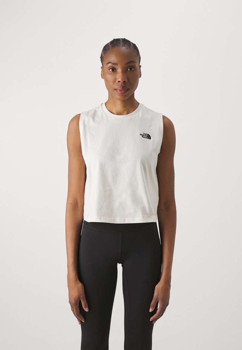 The North Face RELAXED SIMPLE DOME TANK - Topper - white dune/offwhite ...