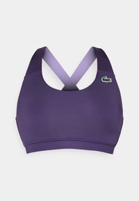 Lacoste Sport WOMENS BRA - Medium support sports bra - velvet/neva ...