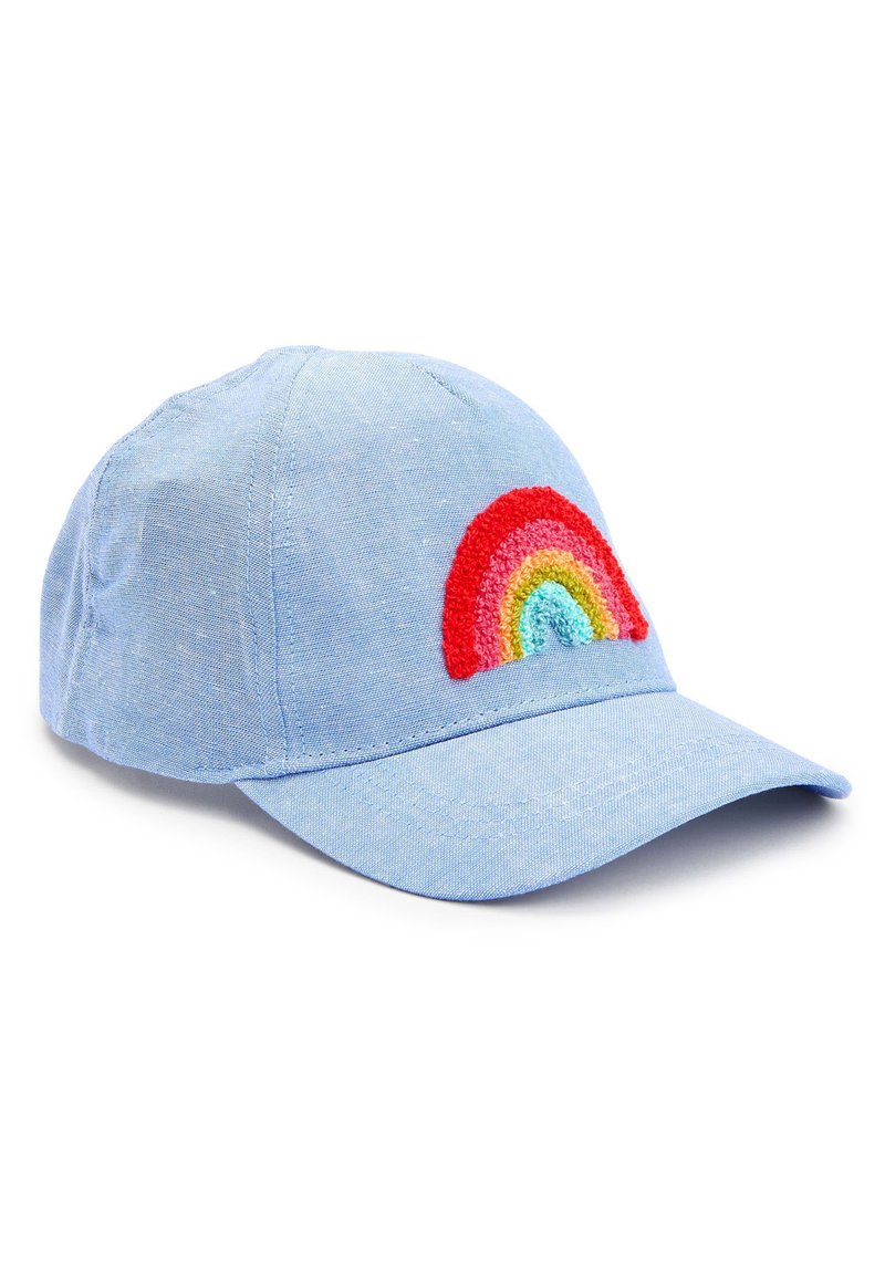 Next EMBROIDERED CAP - Cap - denim boucle rainbow/blau - Zalando.ch