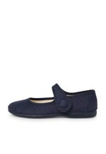 Pisamonas MERCEDITA TIRA ADHERENTE BOTÓN - Balerini cu barete - azul ...