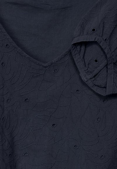 Cecil STICKEREI MIT VOLANTS - Freizeitkleid - blau - Zalando.ch