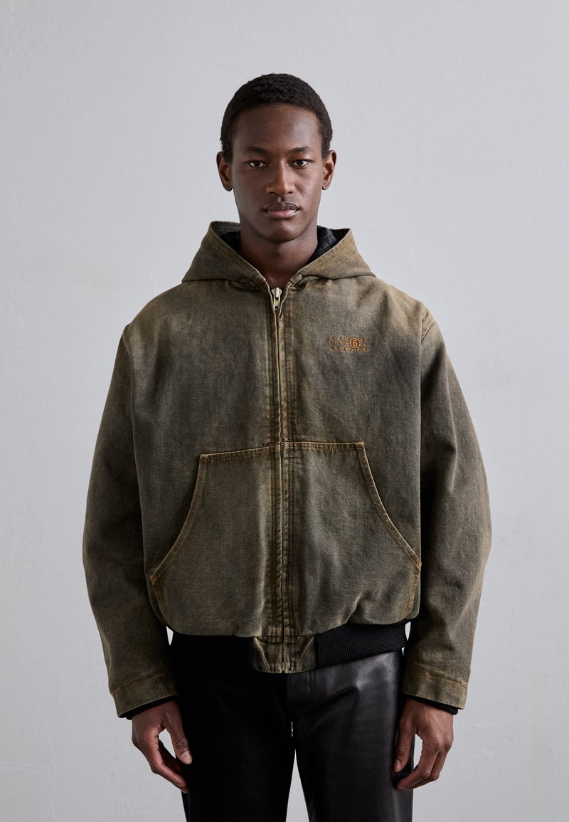 MM6 Maison Margiela SPORTSJACKET - Denim jacket - brown - Zalando.ie