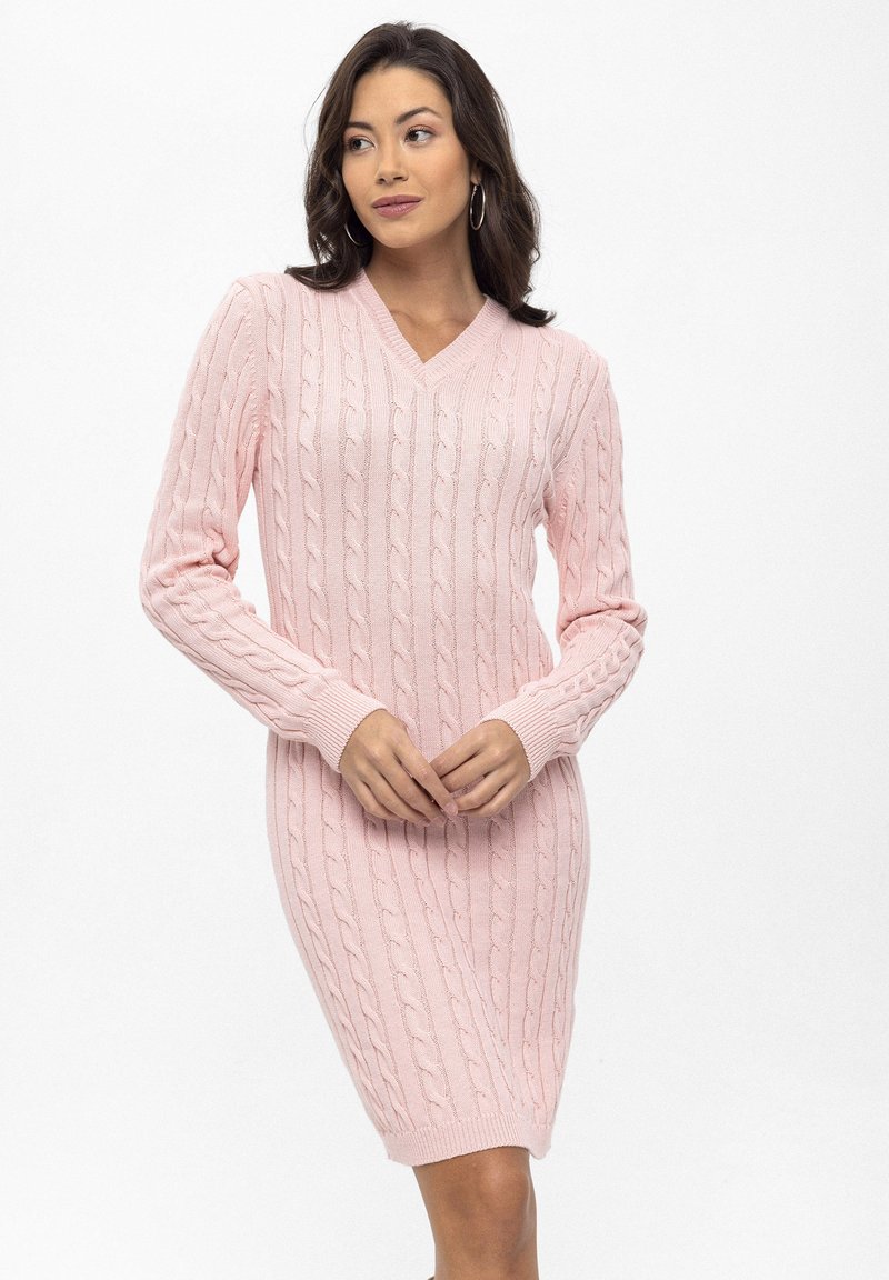 Felix Hardy CABLE - Robe fourreau - pink/rose clair - ZALANDO.FR