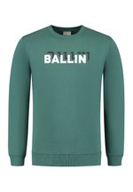Ballin REGULAR FIT CREWNECK - Sweatshirt - faded green/green - Zalando