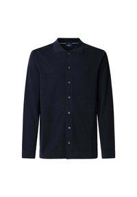 Hackett London ESS COT - Strickjacke - midnight blue/dunkelblau - Zalando