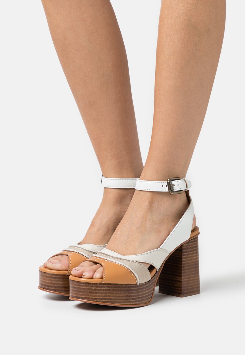 See by Chloé JUNE - Platform sandals - beige - Zalando.co.uk
