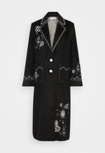 Never Fully Dressed EMBROIDERED GENEVA COAT - Manteau classique - black ...