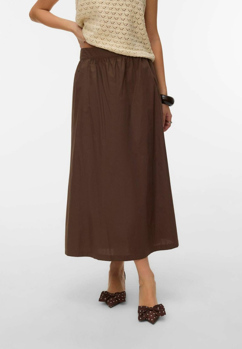 Vero Moda CILLA - A-line skirt - chocolate martini/brown - Zalando