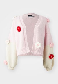 Pieces PCJENNER - Cardigan - pink-a-boo multi/fuxia - Zalando.it