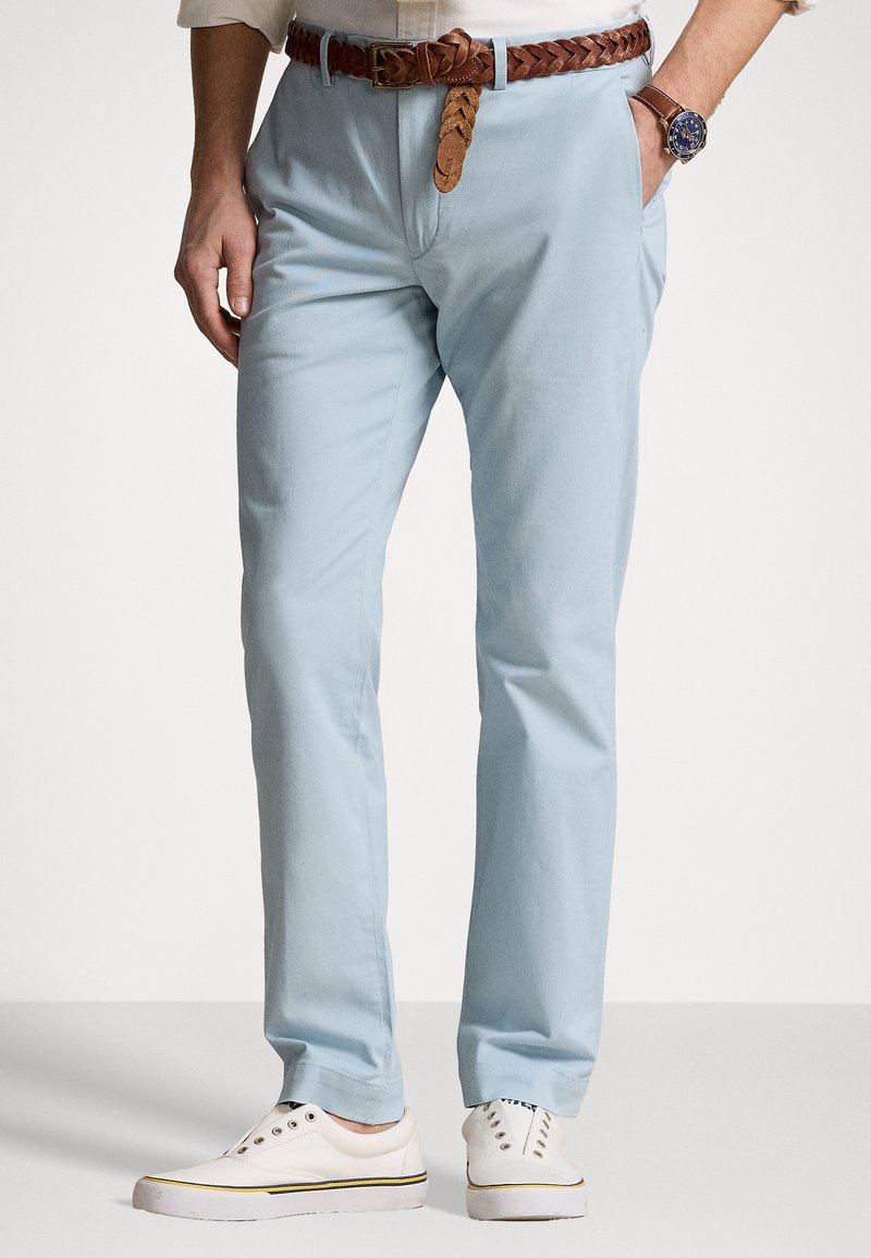 Polo Ralph Lauren STRETCH SLIM FIT CHINO PANT - Chino - alpine blue/hellblau - Zalando.de