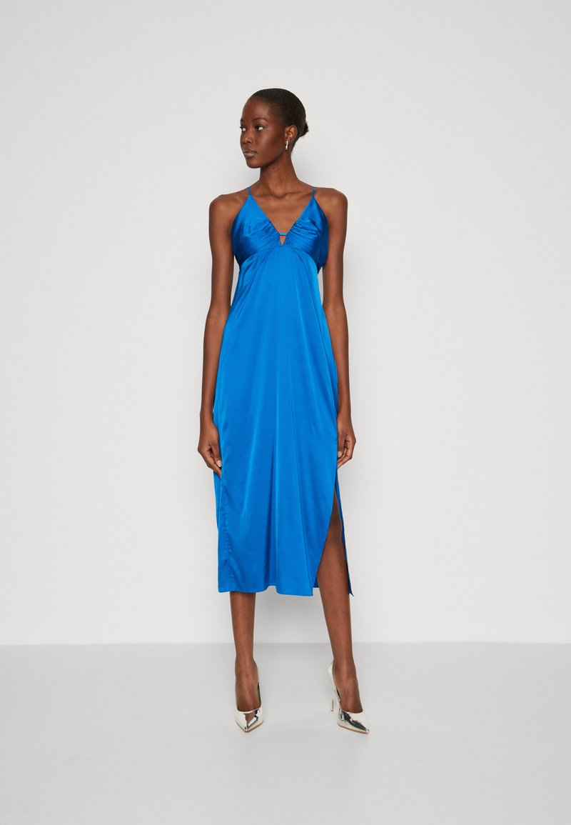 Calvin Klein OPEN BACK MIDI SLIP DRESS - Kokteiļkleita/ballīšu kleita ...