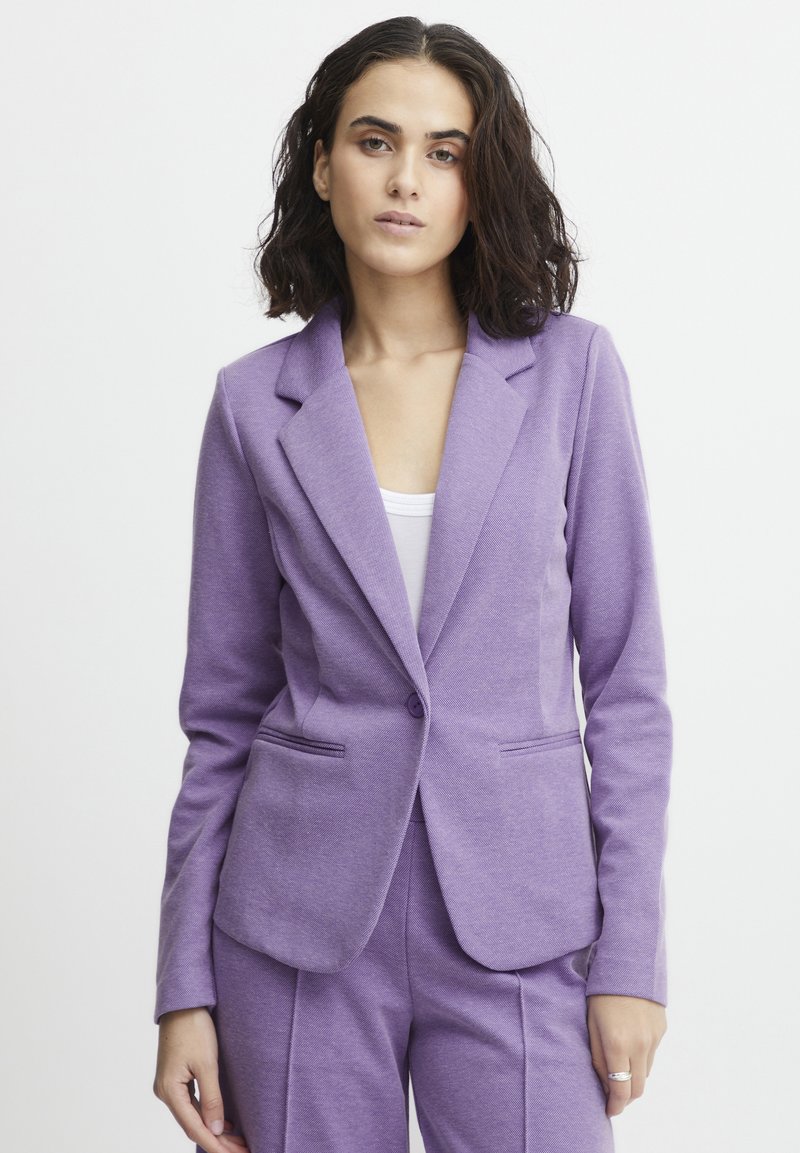 ICHI Blazer - chive blossom/lila - Zalando.de
